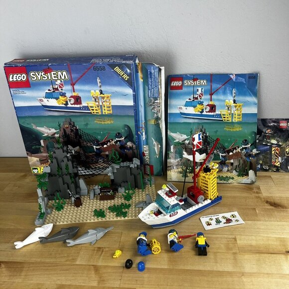 Lego | Toys | Lego Town Shark Cage Cove 6558 Vintage 997 Near Complete ...